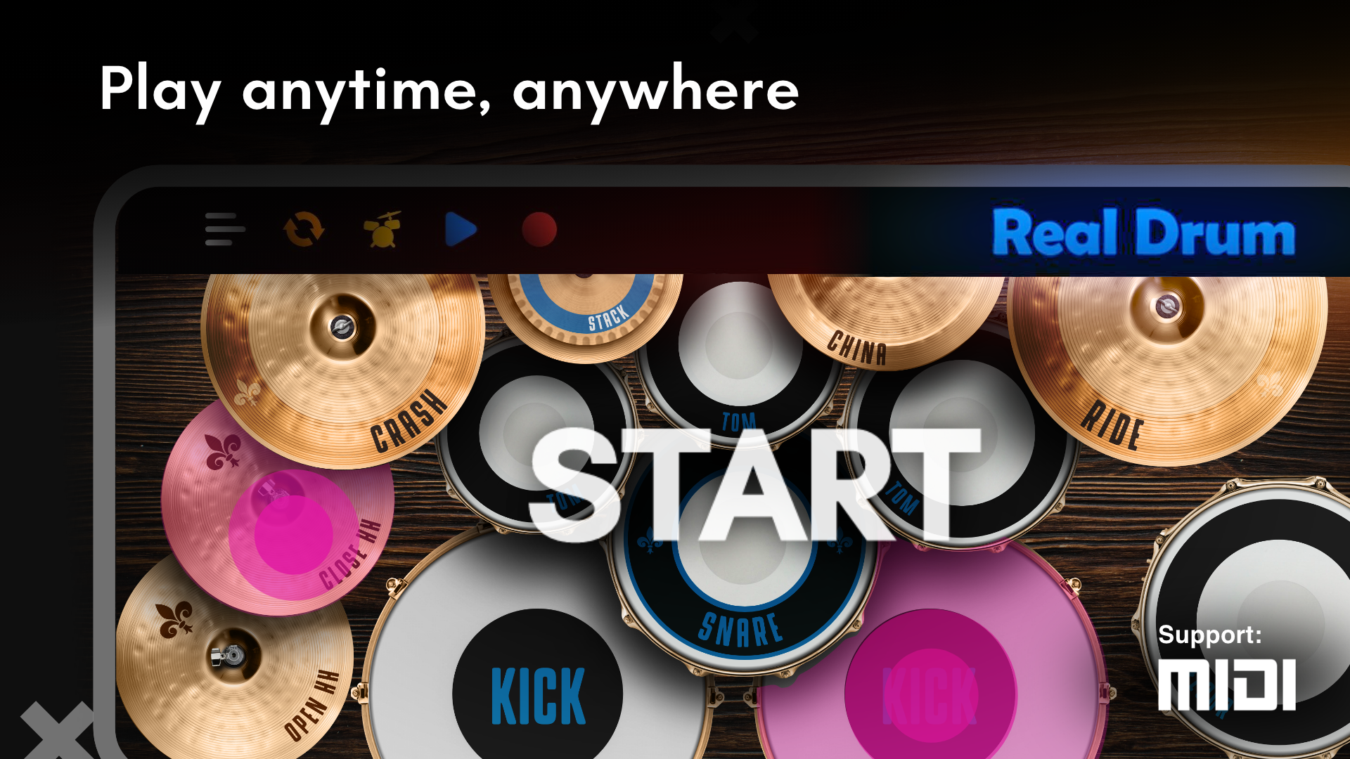 Real Drum electronic drums set MOD APK v11.4.3 (Unlocked) Download