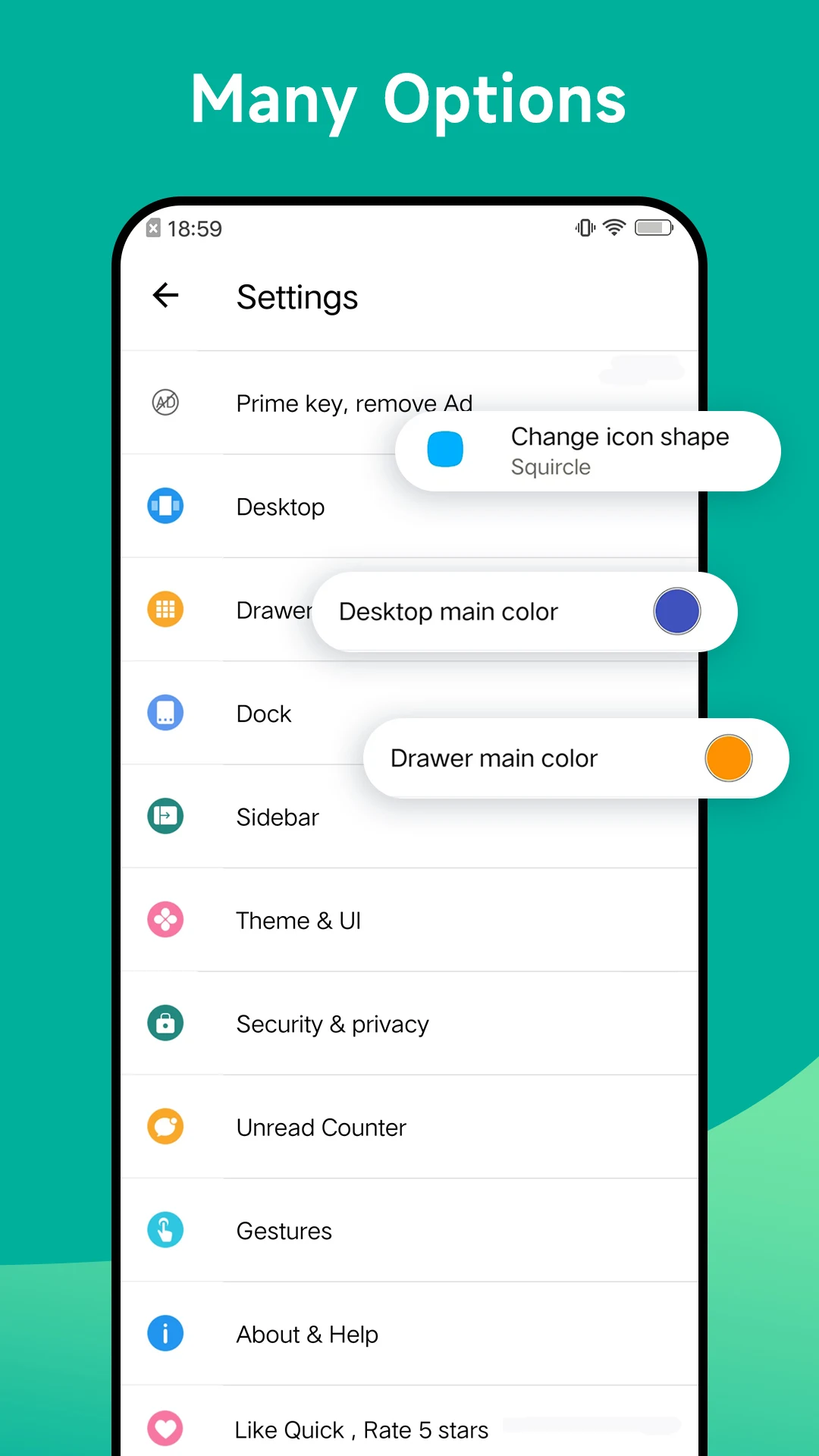 Quick Launcher MOD APK v11.9 (Unlocked, Premium) Download